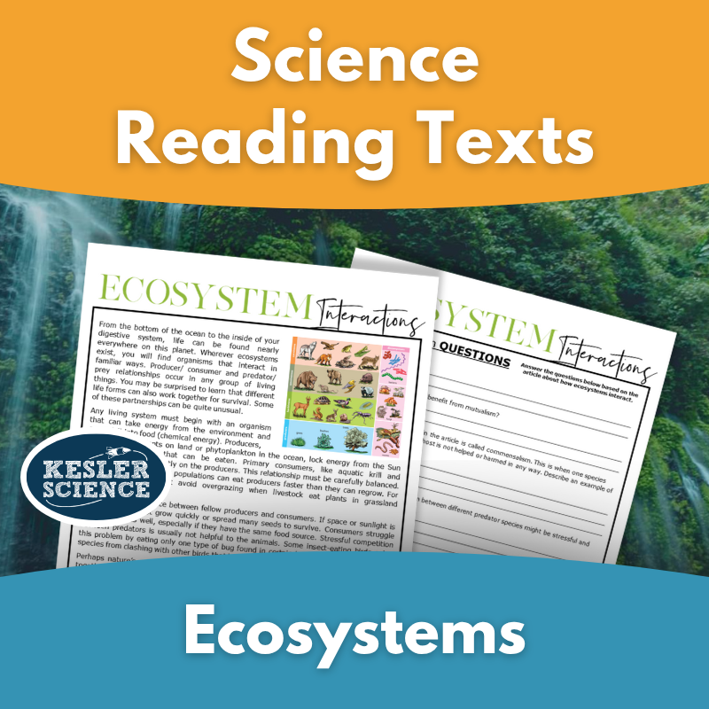 Science Reading - Life Science - Ecosystems – Kesler Science Store