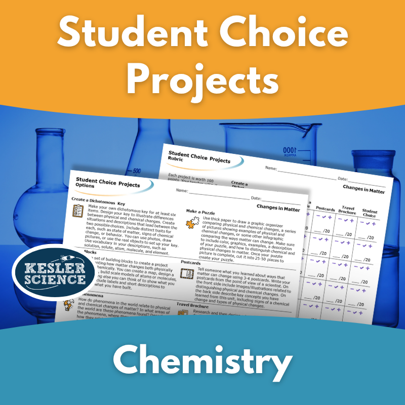 Student Choice - Physical Science - Chemistry – Kesler Science Store