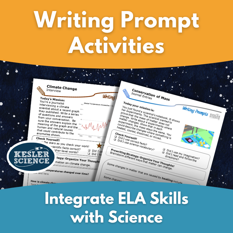 Writing Prompt Activities – Kesler Science Store