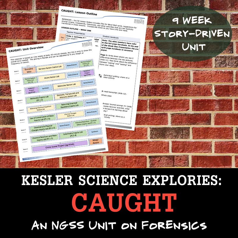 Explories: Caught - an NGSS Unit on Forensics - Grades 6-8 – Kesler ...