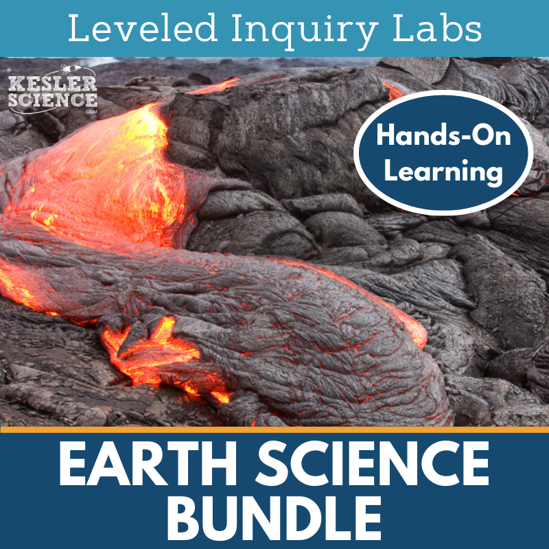 Earth Science Bundle - Print Inquiry Labs with CER - Grades 6-8 ...