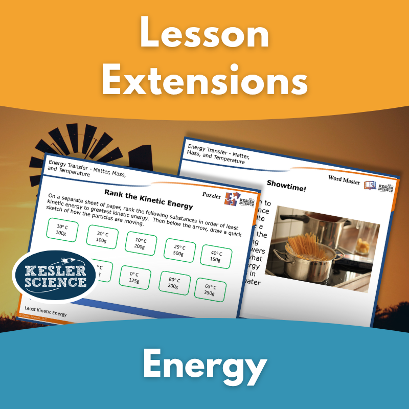 Lesson Extensions - Physical Science - Energy – Kesler Science Store