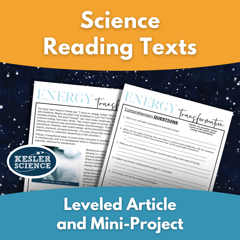 Science Reading Texts – Kesler Science Store